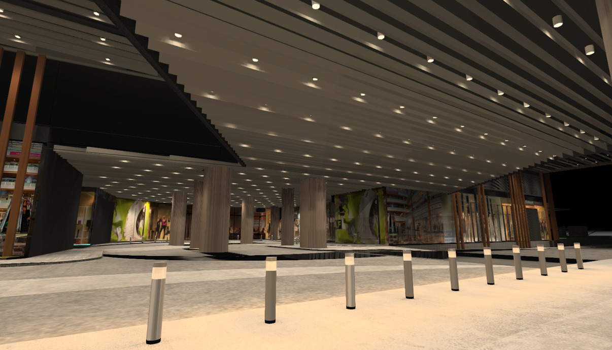 Opus Mall Facade - Anthropology Resources Inc