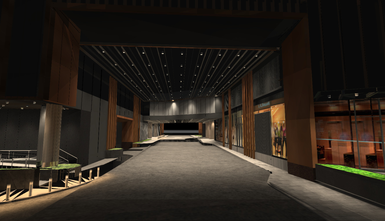 Opus Mall Facade - Anthropology Resources Inc