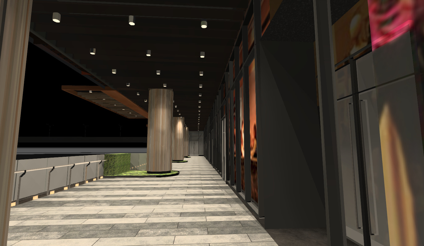 Opus Mall Facade - Anthropology Resources Inc